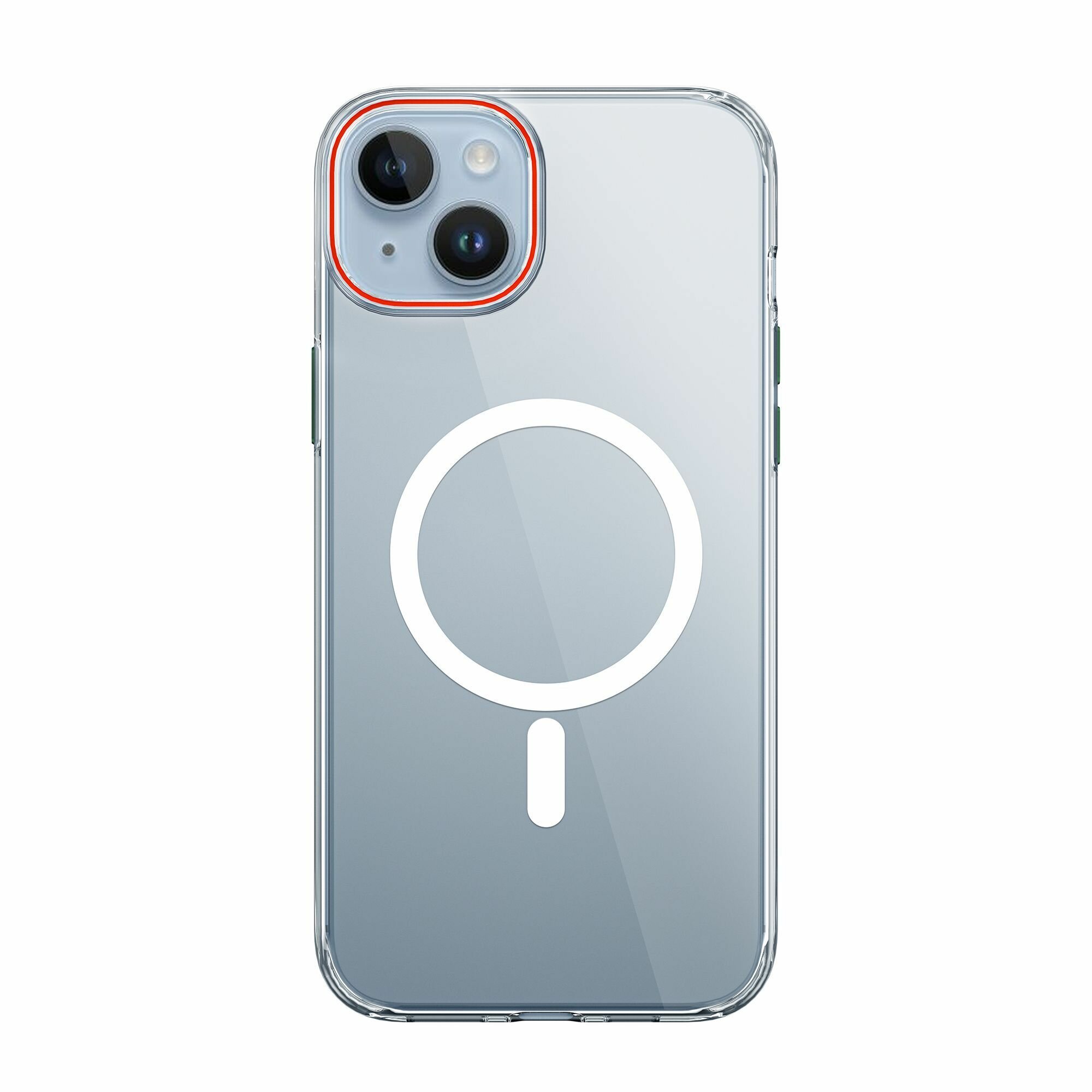 Чехол WiWU на iPhone 15 с MagSafe креплением, ZYS-013, оранжевый