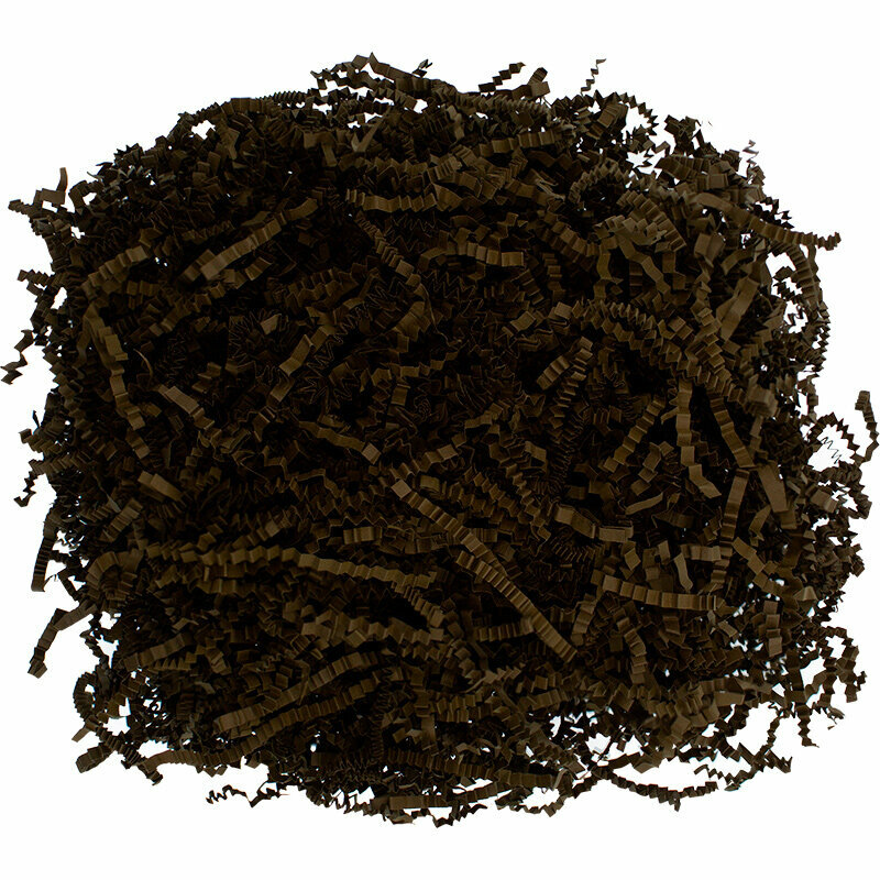 Цветная бумага-Бумажный наполнитель для упаковки и декора подарков. "Шоколадный"