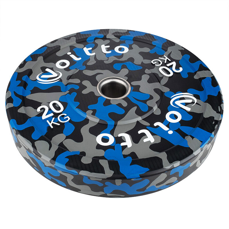 Диск бамперный Voitto V-404 20 кг, камуфляж (d51)