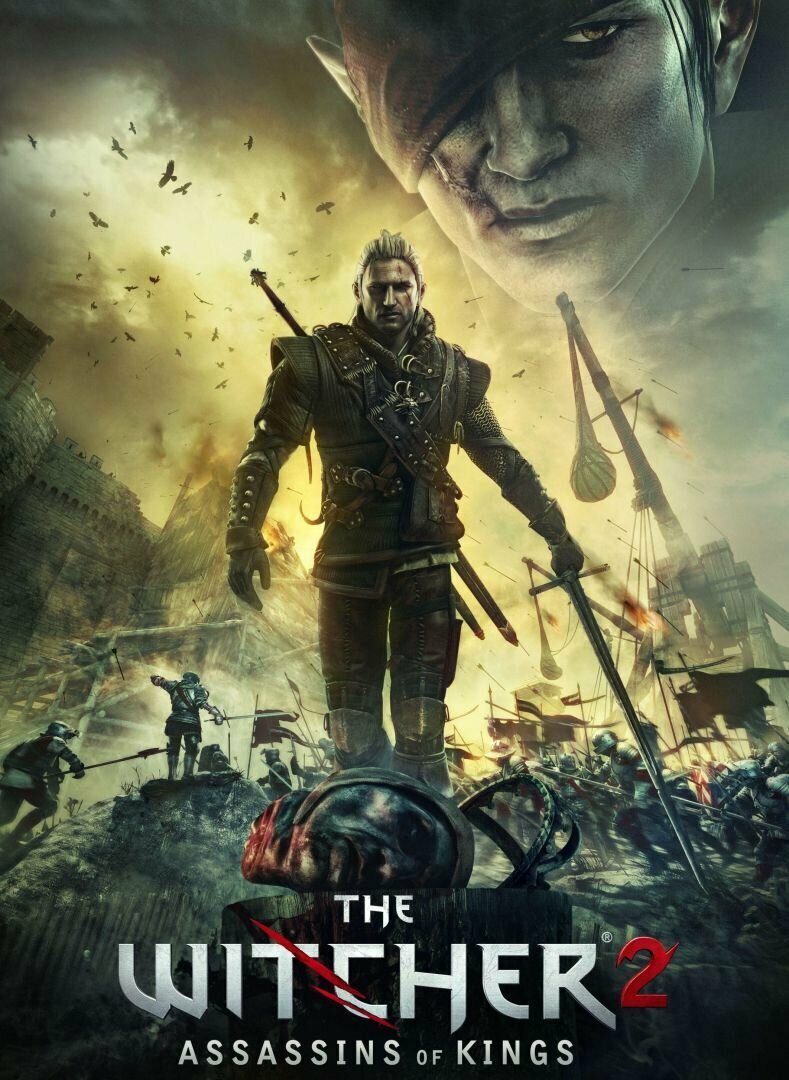 Плакат, постер The Witcher, Ведьмак на холсте, размер 21х30см