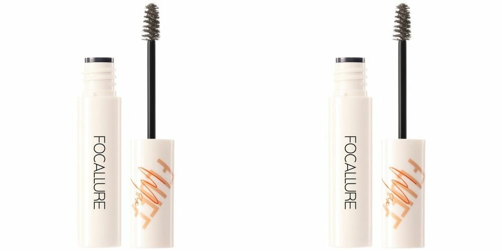 Focallure Гель для бровей Fluffmax Tinted Brow Mascara, Тон 02, 4 г, 2 шт