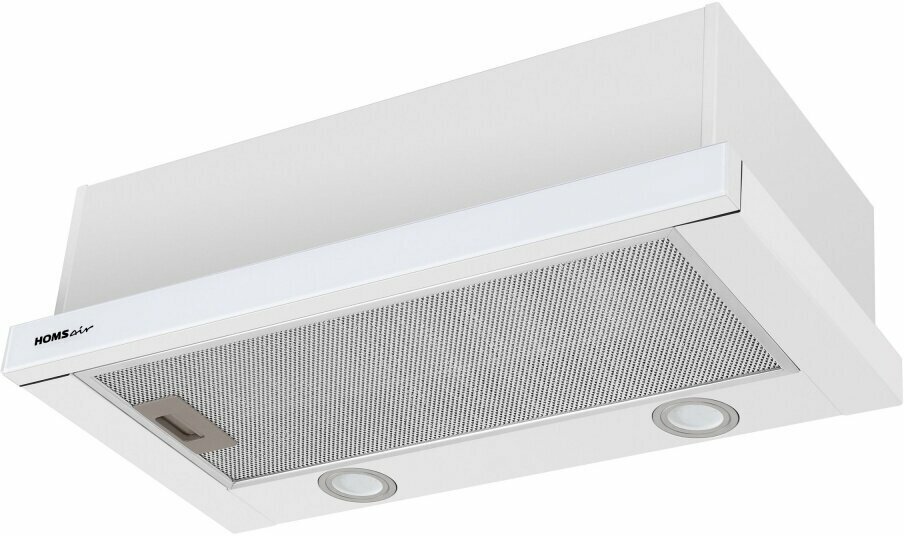 Кухонная вытяжка Homsair FLAT 60 Glass белый