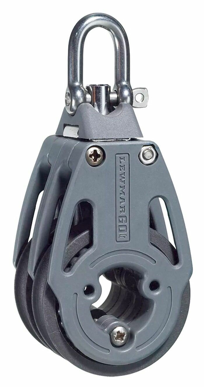 Блок 60 мм, двойной, с такелажной скобой 29901652 (10243125)