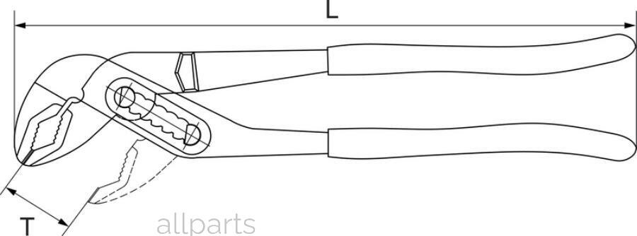 THORVIK BJP0250 Клещи переставные, 250 мм THORVIK BJP0250