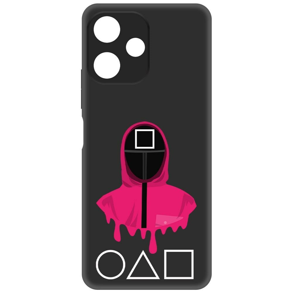 Чехол-накладка Krutoff Soft Case Игра в кальмара-Начальник для Xiaomi Poco M6 Pro 5G черный