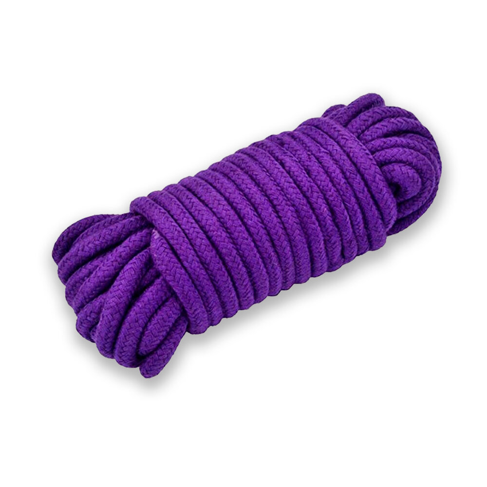 Бондаж для связывания INTLIFE, фиолетовый, нейлон/хлопок, длина 9 м