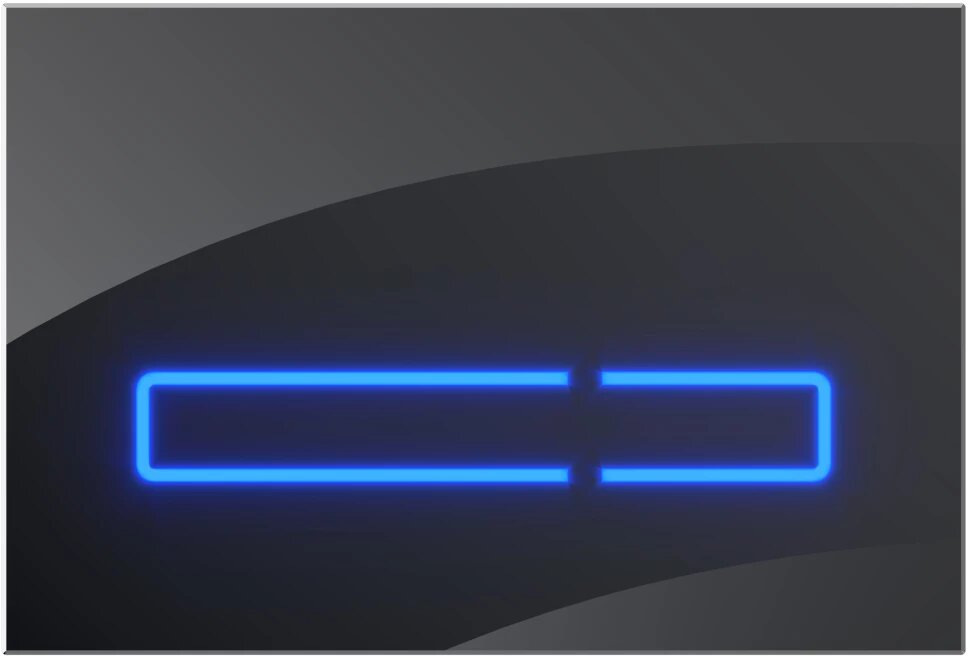 Кнопка смыва Am.Pm Touch Pro I0450A38 для инсталляции, черный глянец