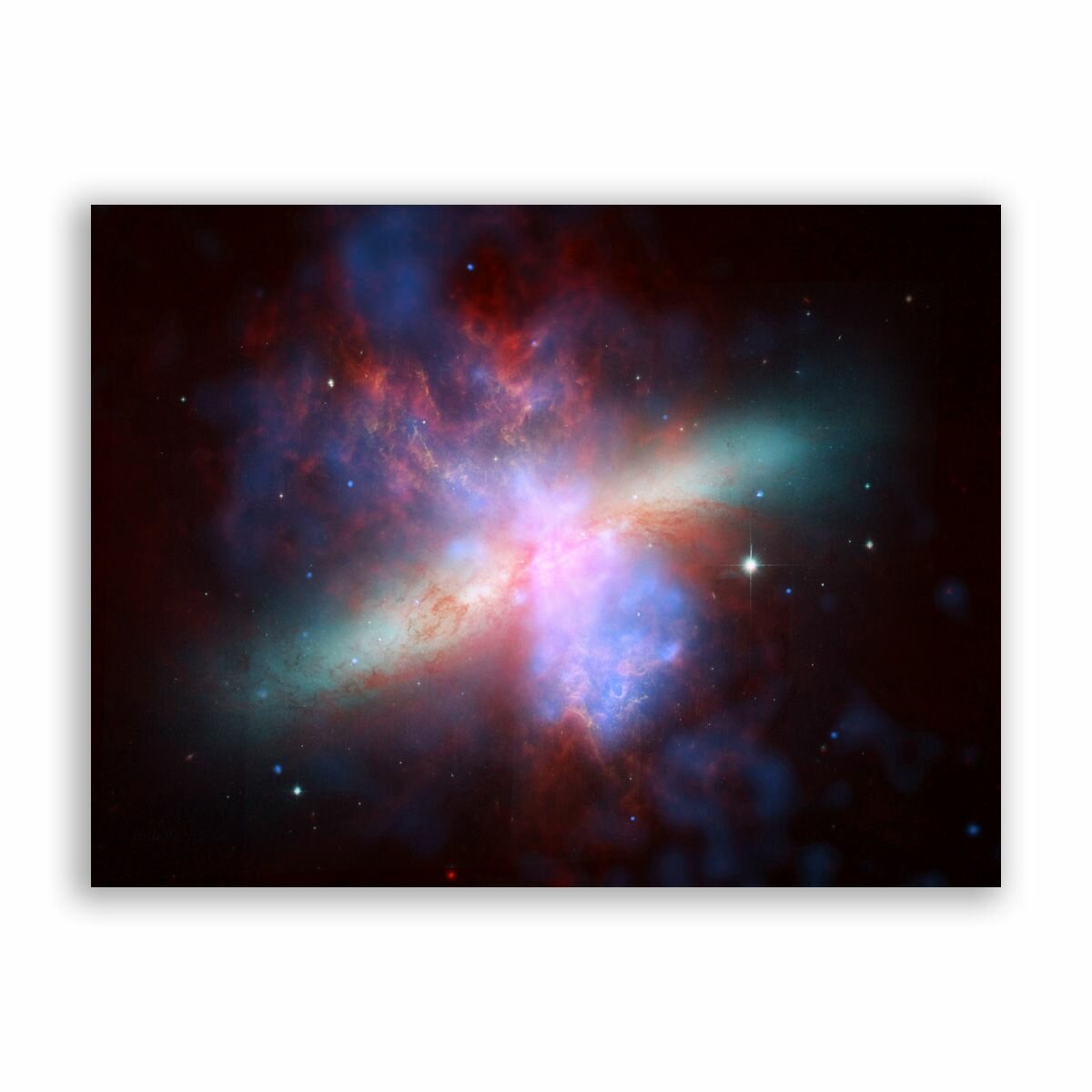 Постер, плакат на бумаге / Nebula / Туманность / Размер 30 x 40 см