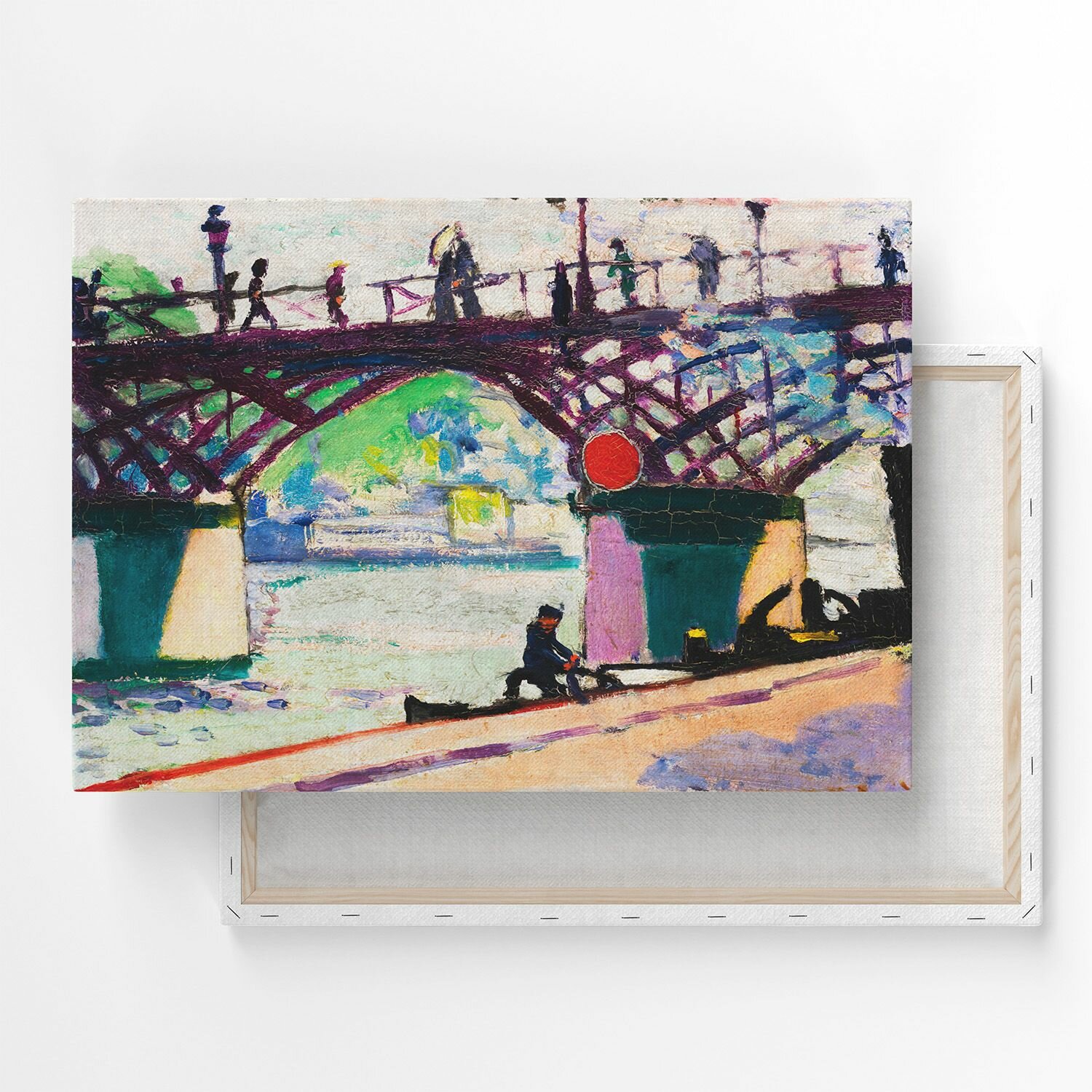 Картина на холсте, репродукция / Лайман Сэгэн - Pont des Arts / Размер 60 x 80 см