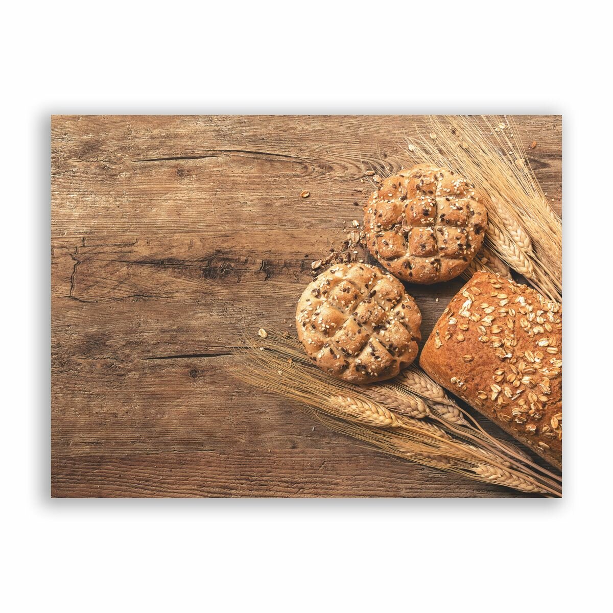 Постер, плакат на бумаге / Хлеб / Размер 60 x 80 см