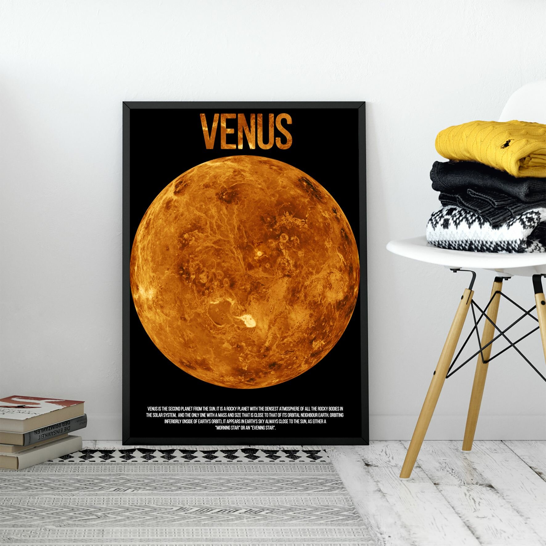 Постер космос, планета Венера 40x50