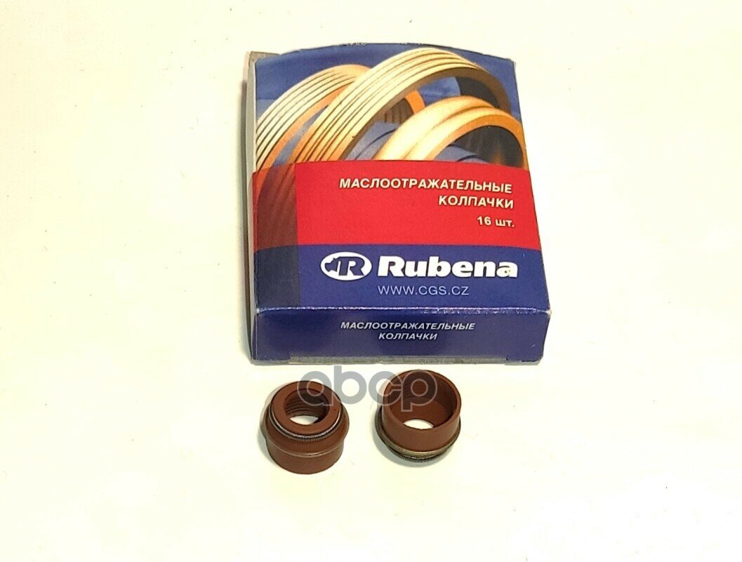 Колпачки маслосъемные ГАЗ 406 дв. (8 шт.) 406.3906601-01 Rubena Rubena арт. 406.3906601-01.