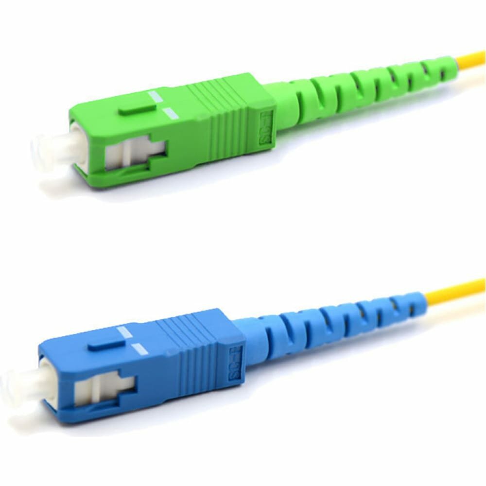 Оптический переходной патч-корд REXANT (SM), 9/125 (OS2) SC/APC-SC/UPC, (Simplex), LSZH, 7м 50-2061