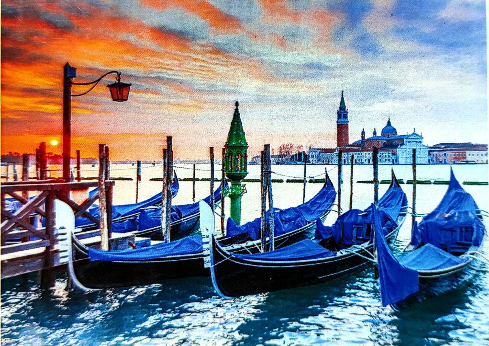 Алмазная мозаика Рыжий Кот "Тауэрский мост", 33 цвета, 40x30 см