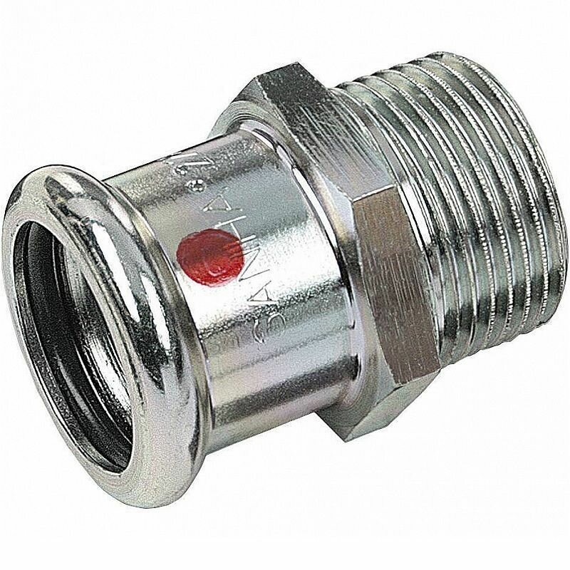 Переходник 18-3/4", Sanha Therm 24243G, пресс-резьба наружная, сталь (цинк)