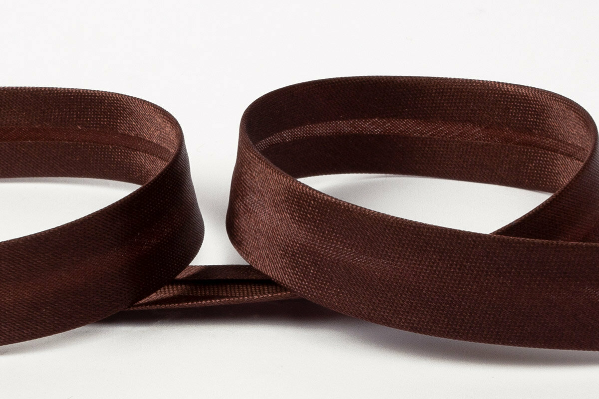 Косая бейка Gamma GK-15P 14 - 15 мм 132 м +- 1 м №076 шоколадный