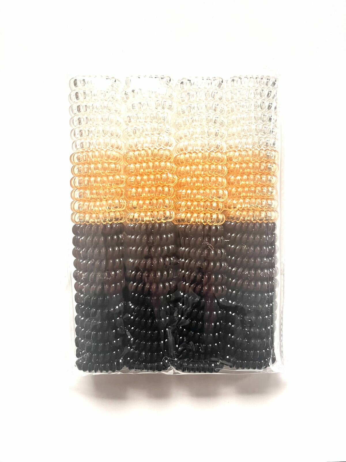 Резинки для волос пружинки 4 цвета 100шт