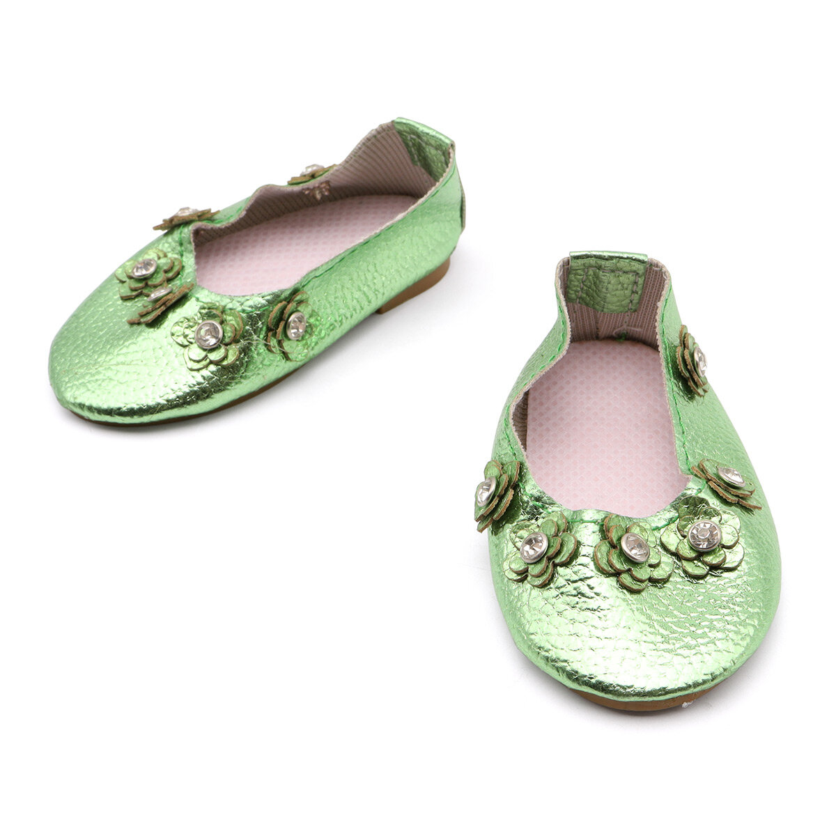 Обувь для кукол туфельки зеленые 7.5*4*3 см, 1 пара, Astra&Craft