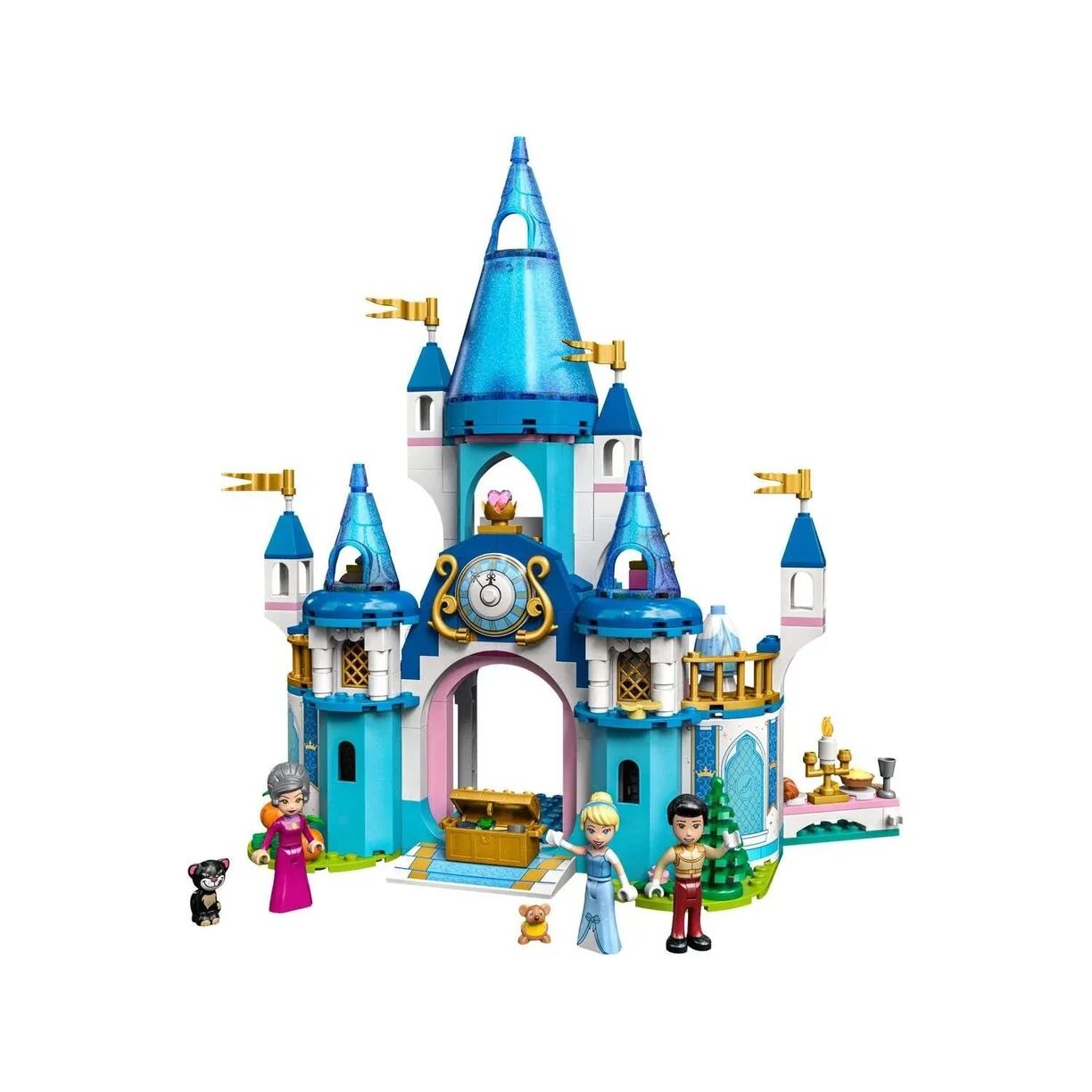 Конструктор LEGO Princesses Cinderella and Prince Charmings Castle 43206