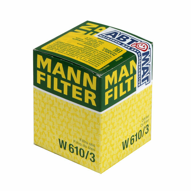 W 610/3 Фильтр масляный MANN W610/3