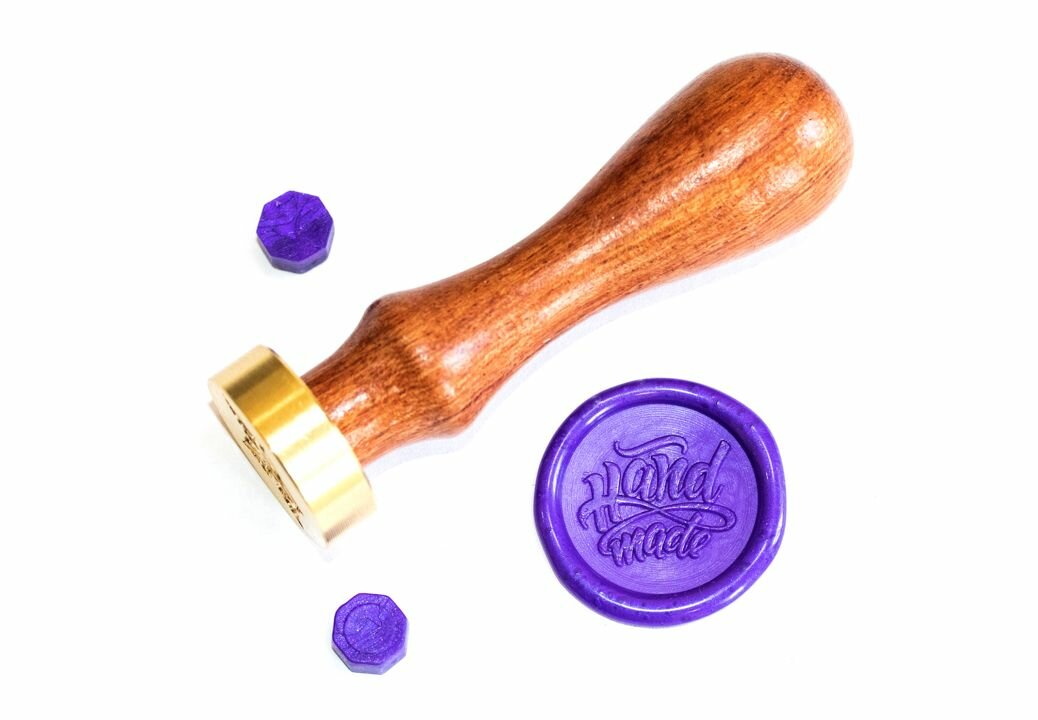 Сургучная печать "Hand Made" (Хендмейд), 24 мм