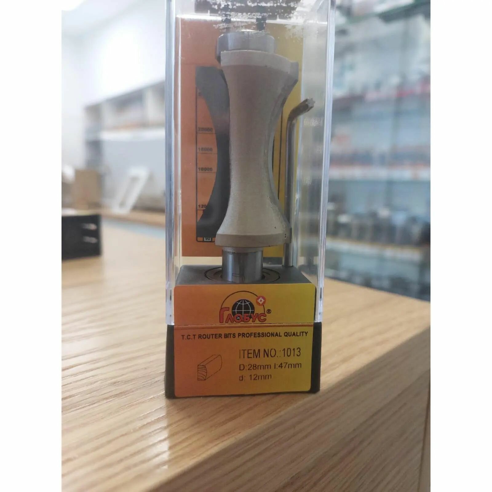 Кромочная полустержневая с подшипником радиус 32 мм Глобус 1013 D:28mm l:47mm d:12mm