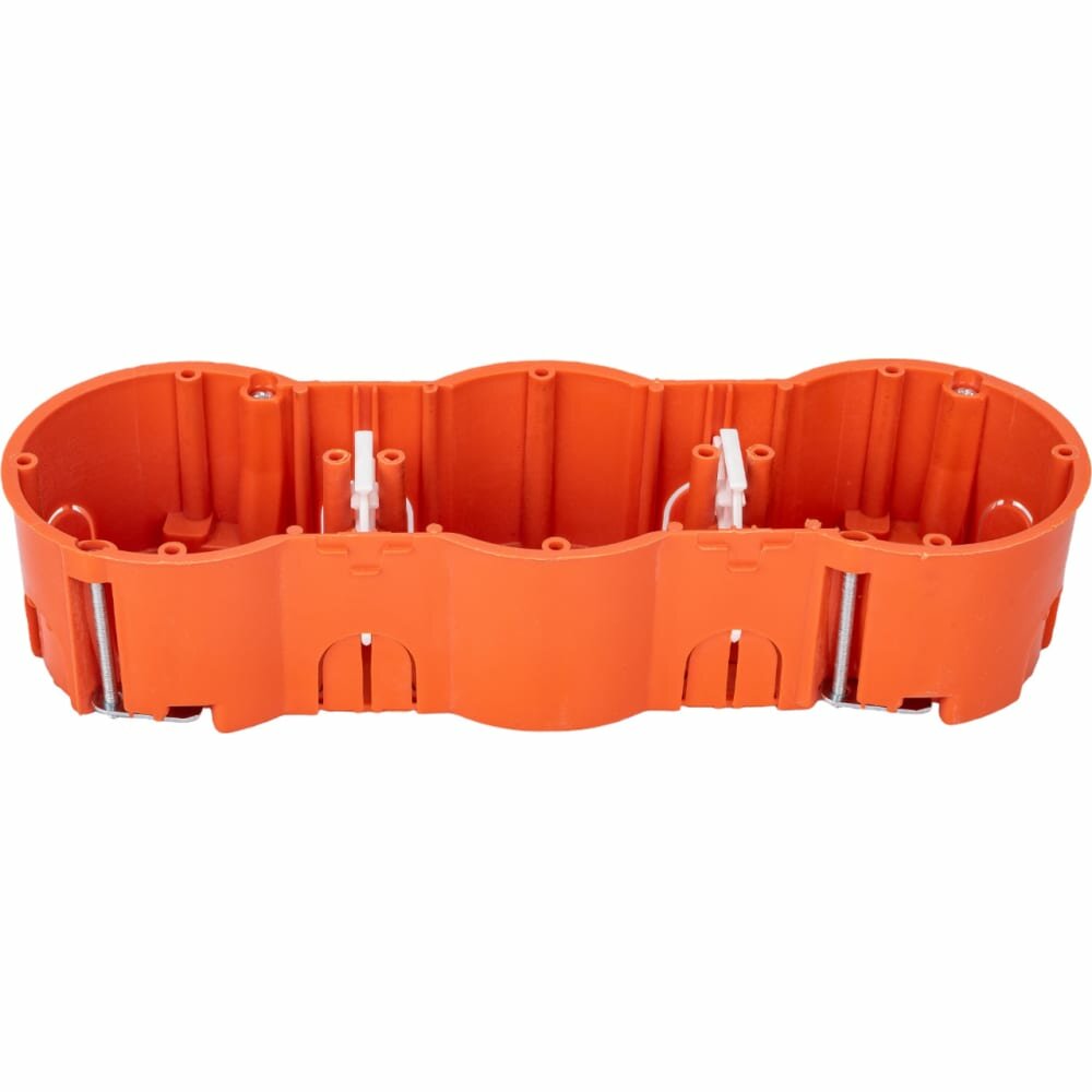 Монтажная коробка Bylectrica при скрытой разводке евростандарт для гипсокартона, 207x66x47,4 мм, КЕ-505