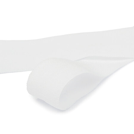 Резинка бельевая окантовочная (бейка эластичная) матовая шир.20мм цв.101 белый (10 метров)