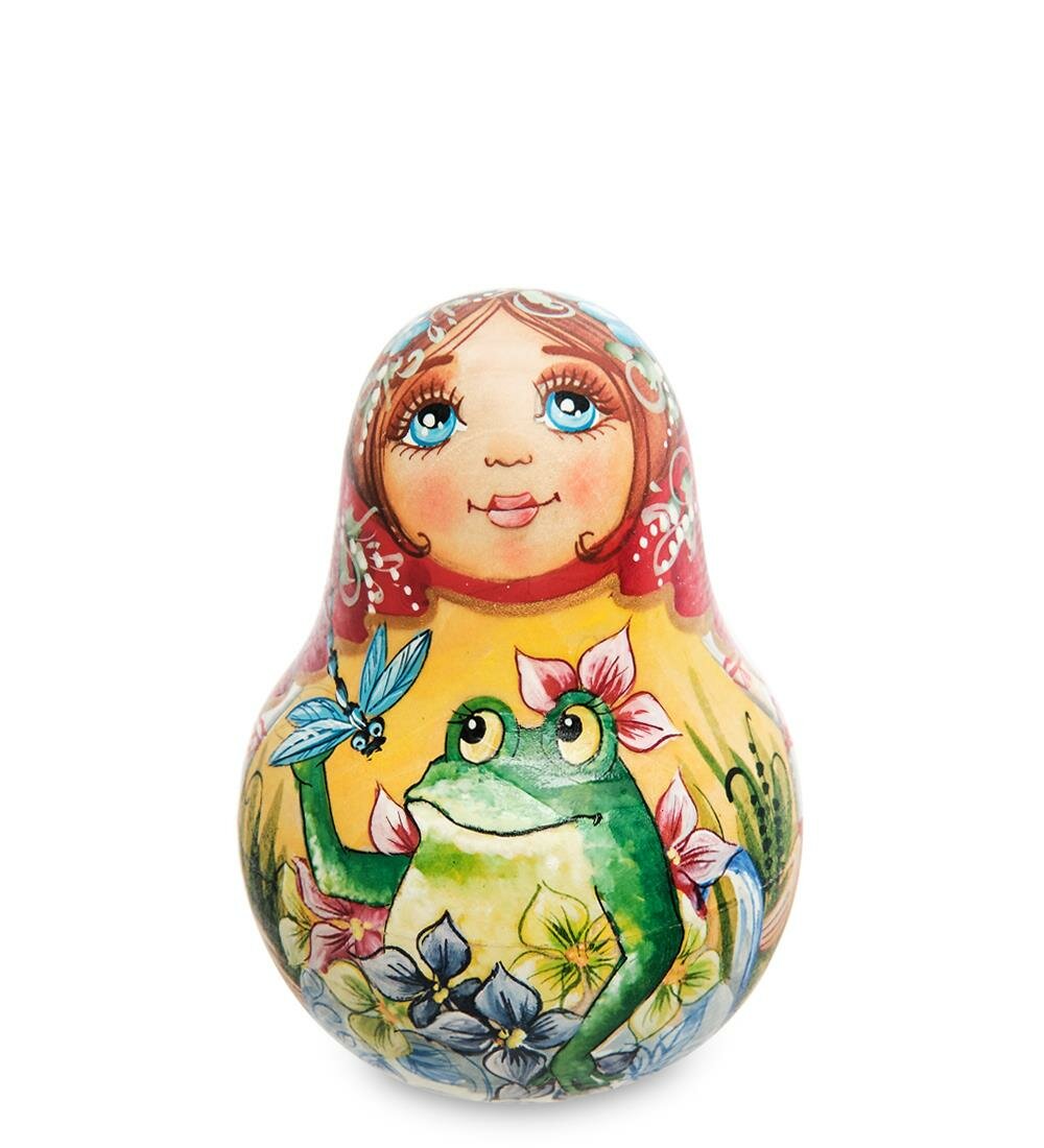 Матрешка - неваляшка Аля и лягушка
