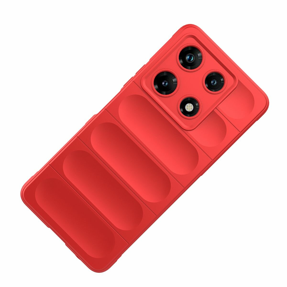 Противоударный чехол Flexible Case для Infinix Note 30 Pro (красный)