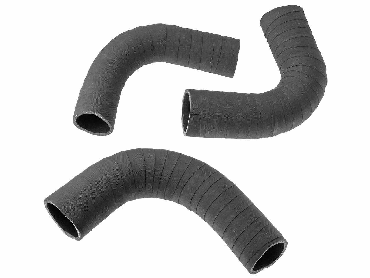 Патрубок УАЗ радиатора 90 л. с. комплект 3шт, 451-1303000 КТ, NO NAME