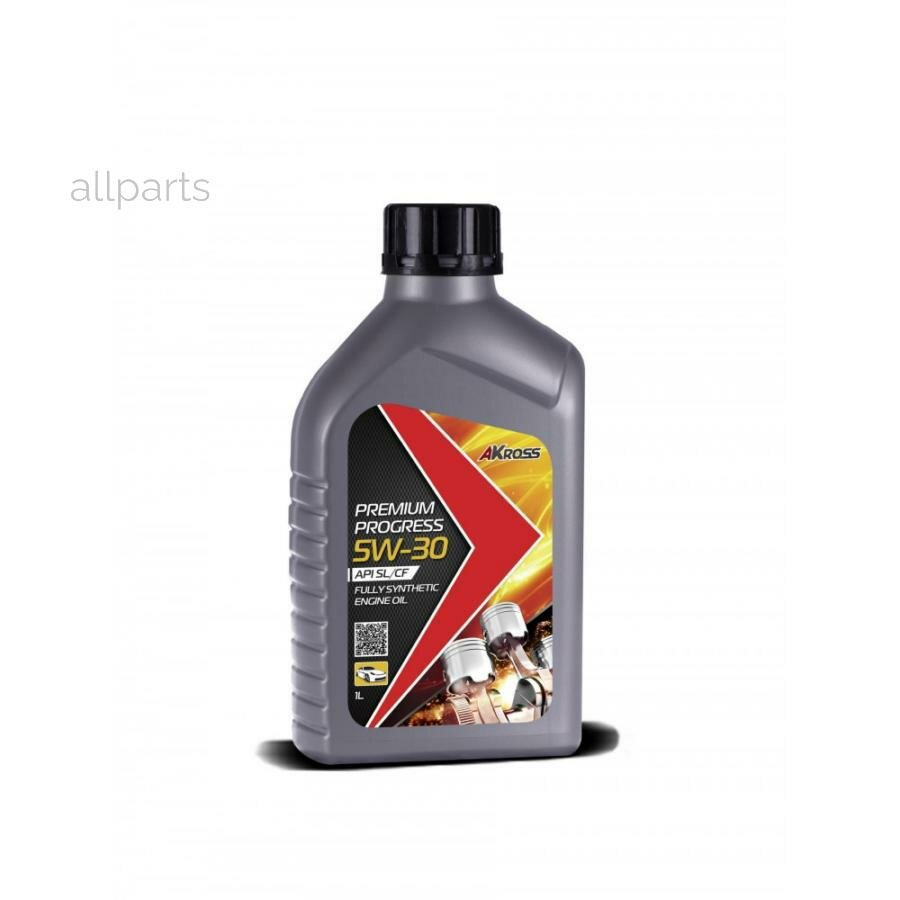 AKROSS AKS0009MOF Моторное масло AKross 5W-30 Premium Progress SL/CF 1 л (бензин)