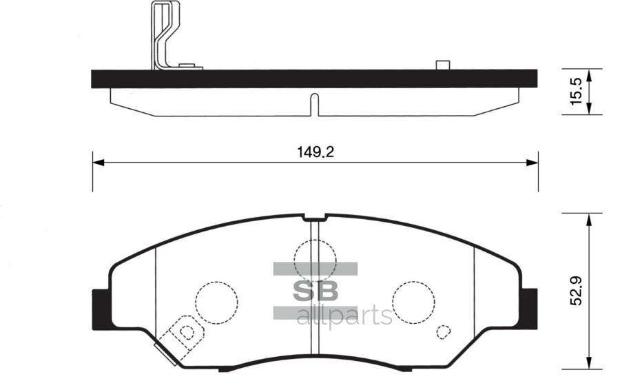 SANGSIN BRAKE SP1118 SP1118SNS 739 02 ! колодки дисковые п.\ Kia Sportage 2.0i 16V/2.0TDi 99>