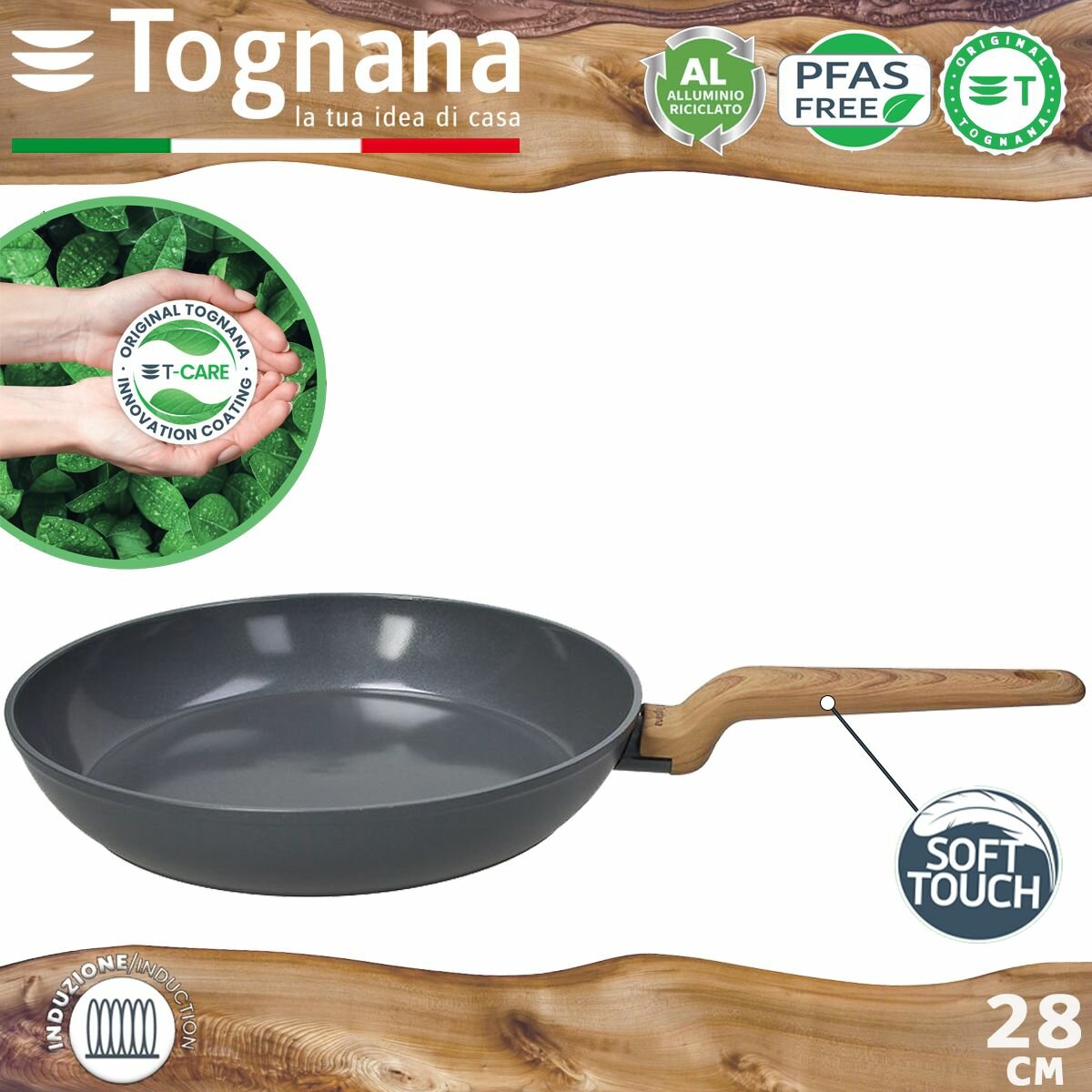 Сковорода Tognana T-care 28 см