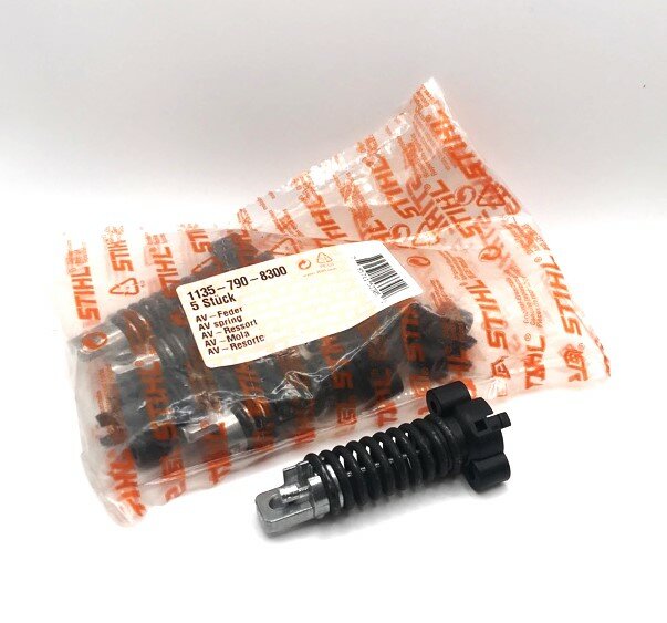 Амортизатор-пружина MS 341,361 оригинал STIHL (1135-790-8300) с тросиком
