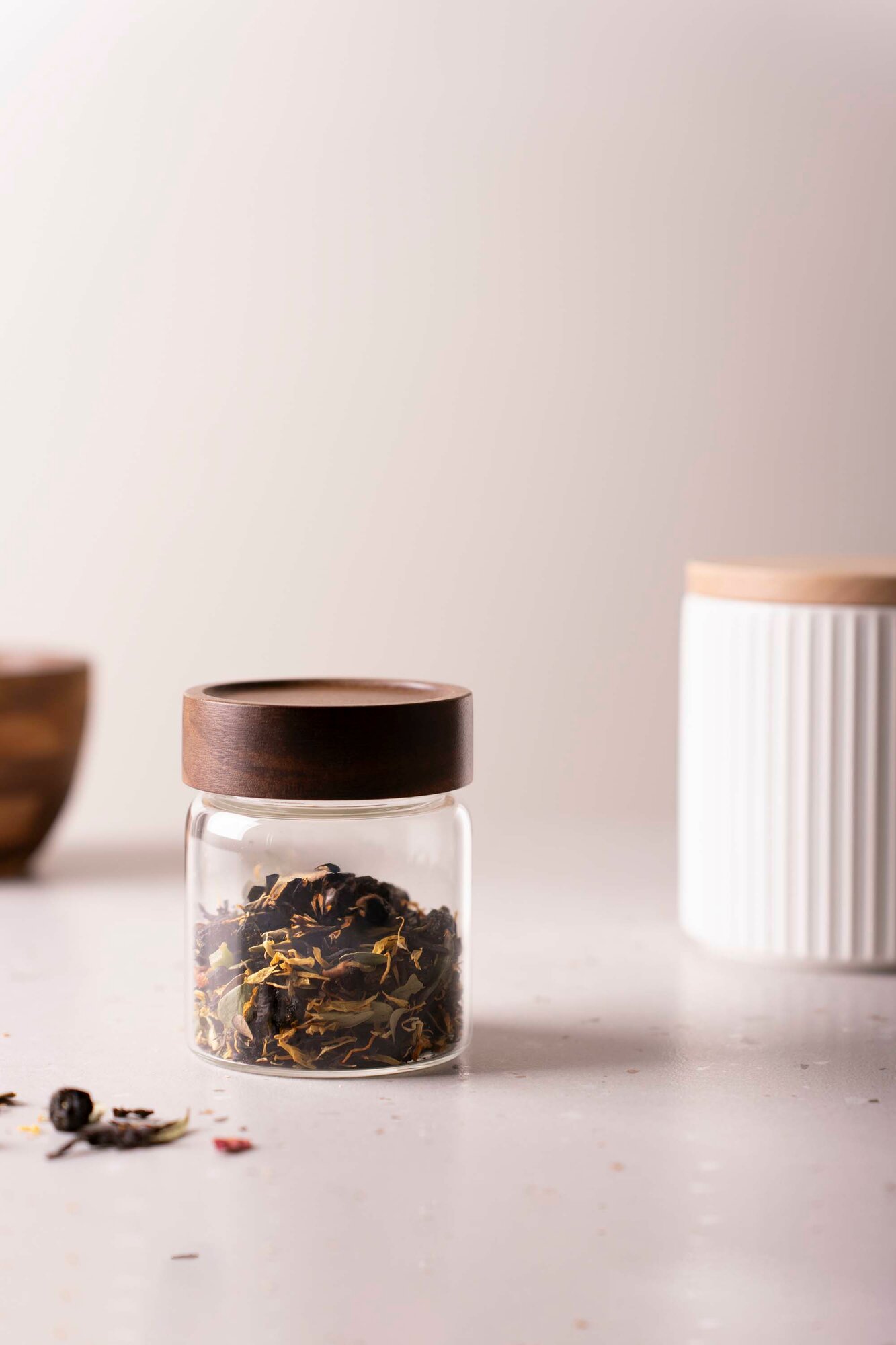 Банка для хранения сыпучих продуктов стеклянная TODI 400мл