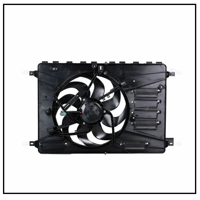 Электровентилятор охлаждения LUZAR LFK1042 для а/м Ford Mondeo IV (07-)/Kuga (08-) с кожухом