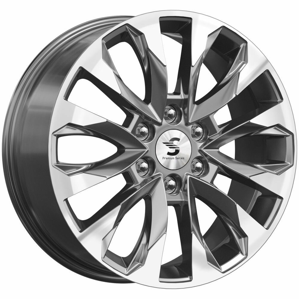 Диск колёсный КP007-01 (20 Haval H9) 8x20 ЕТ 42 6x139,7 75,1 Diamond gloss graphite, арт.78985