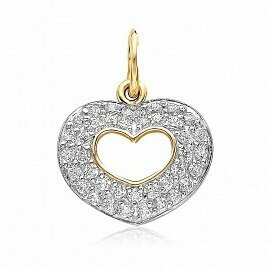 Подвеска, красное золото, 585 проба