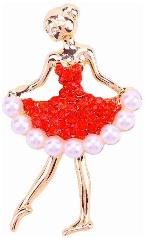 Брошь, стразы