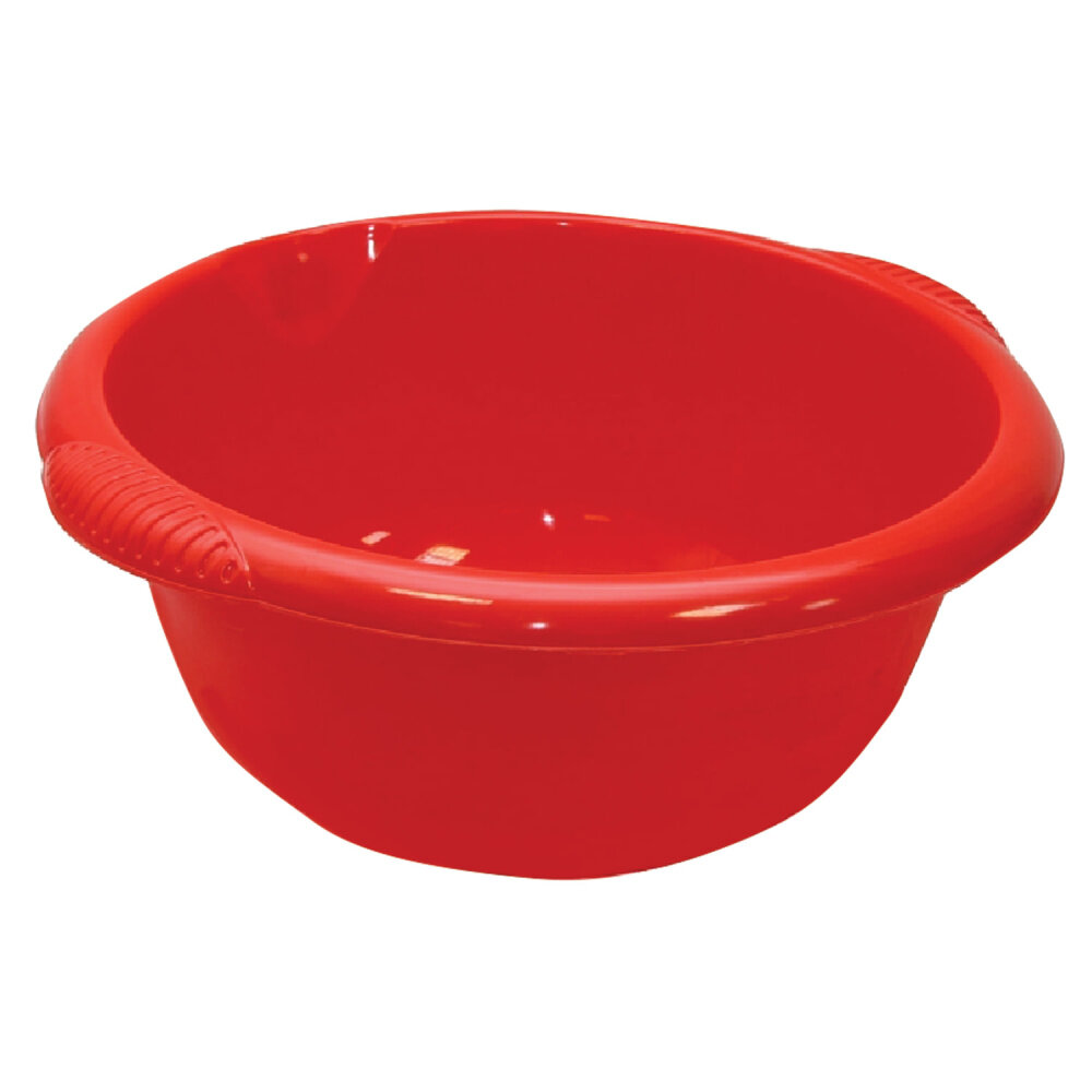 Упаковка 4 шт. Таз 16 л, хозяйственный, круглый, с ручками, пластиковый, 18х45х49 см, цвет ассорти, IDEA, М 2507