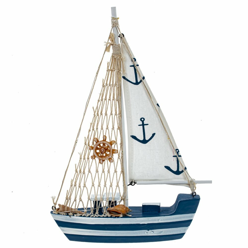 Изделие декоративное Корабль (подсветка 2xCR2032), 23х5,5х33 см KSM-800466