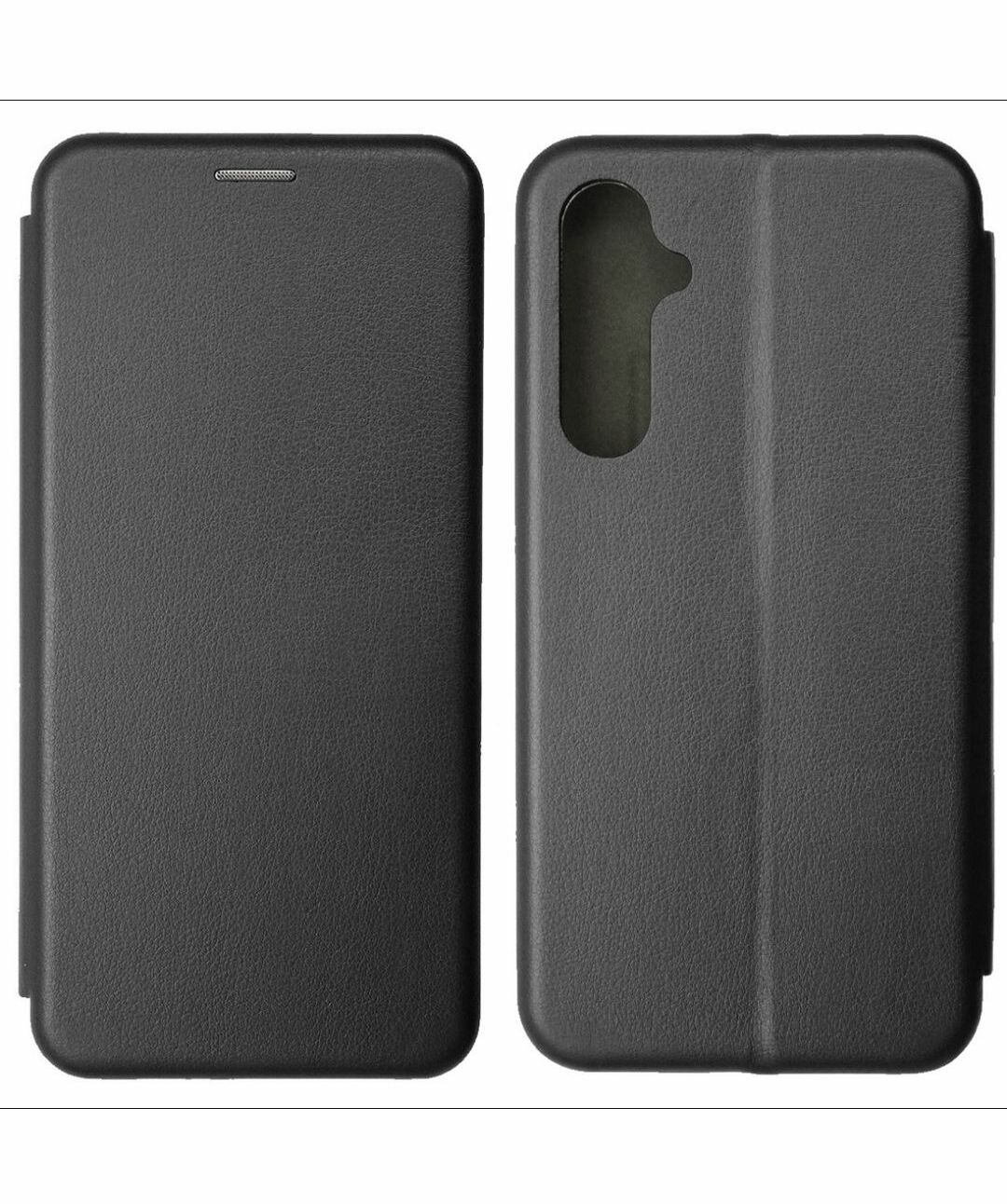 Samsung galaxy A15 SM-A155 чёрный чехол-книжка эко-кожа для самсунг галакси А15 книга на магните галактика а 15