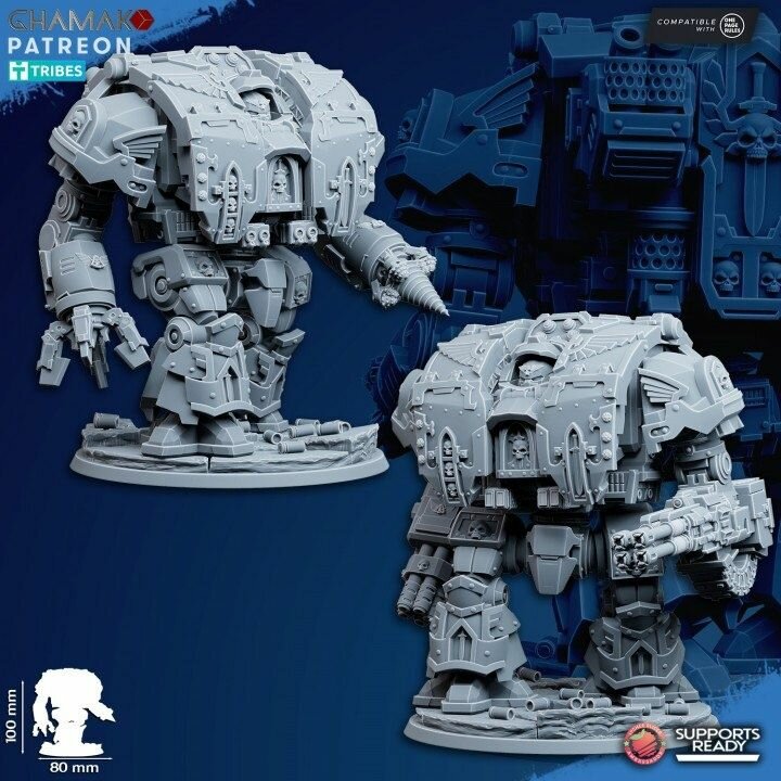 Миниатюра Warhammer Space Marine Vengeful Dreadnought