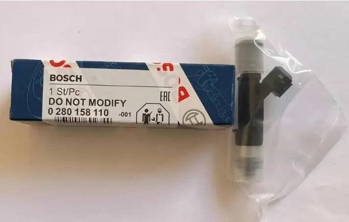 Форсунка топливная BOSCH для ВАЗ 2108-099, 2113-15, 2110-12, 2123 Chevy Niva, арт. 0 280 158 110