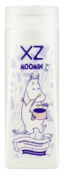 XZ Moomin 2в1 детский шампунь и бальзам для волос, 250 мл (из Финляндии)