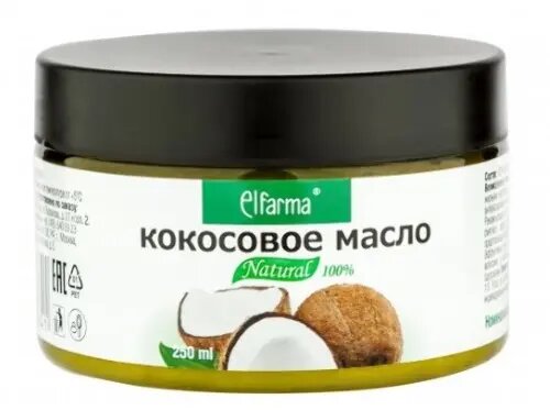Elfarma масло косметическое кокосовое 250 мл 3уп