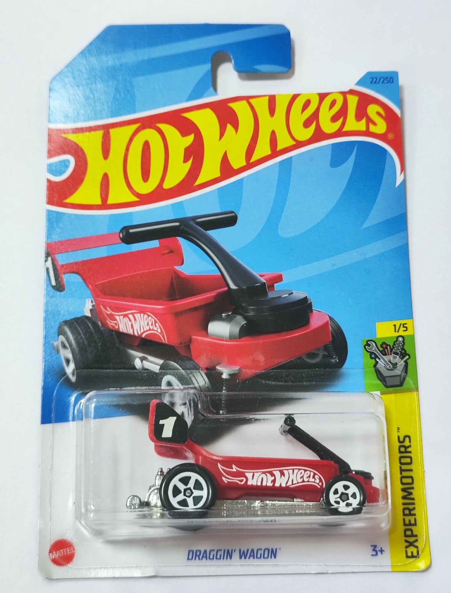 Hot Wheels Машинка базовой коллекции DRAGGIN` WAGON красная C4982/HKG26