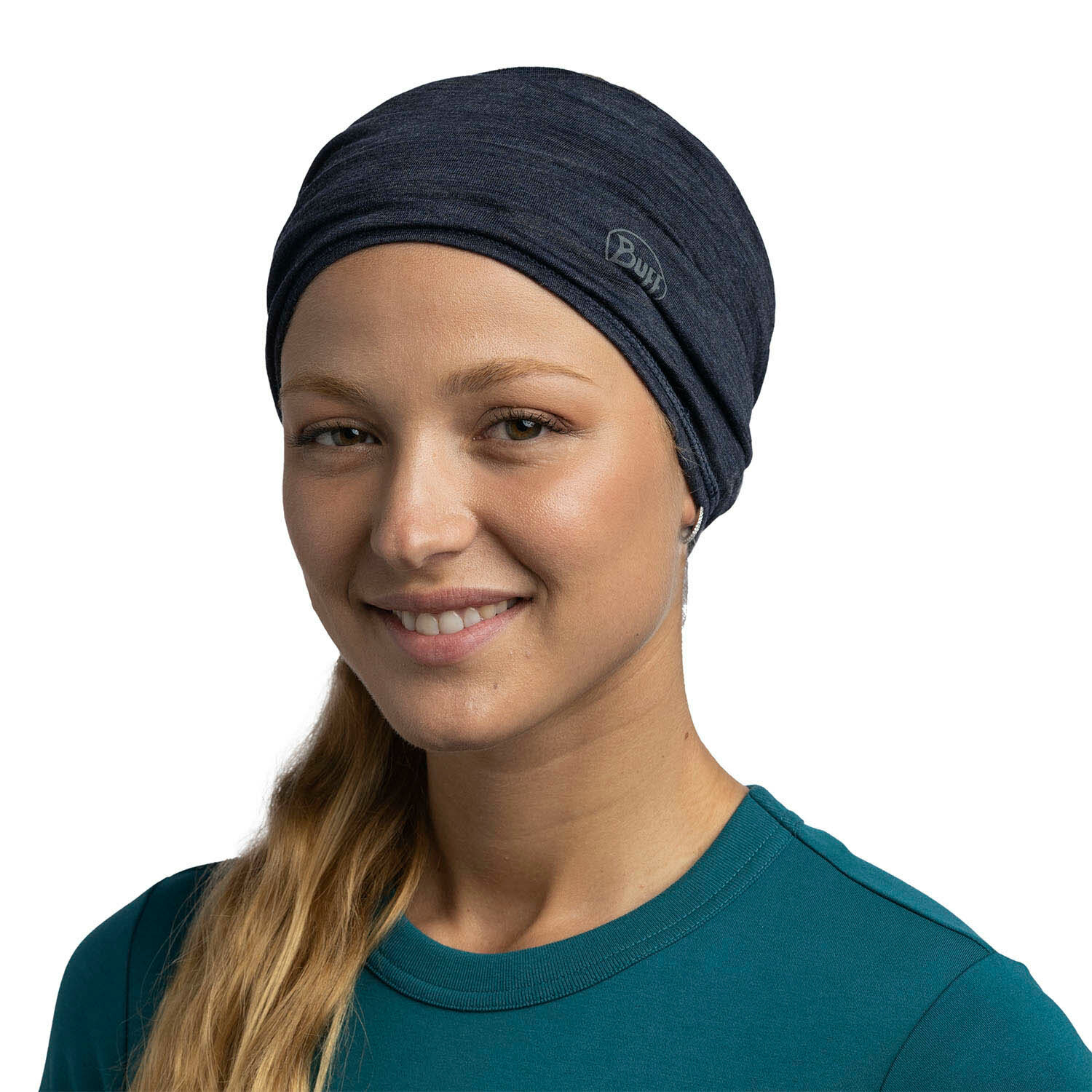Бафф Buff Merino lightweight для взрослых и детей, синий — фото 1
