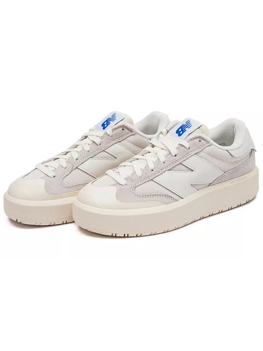 Кроссовки New Balance, размер 40.5 EU, бежевый — фото 1